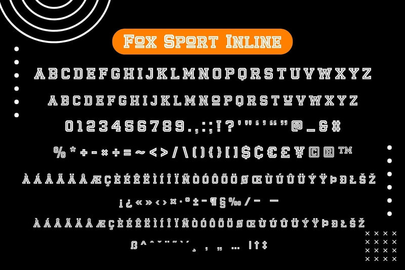 Fox Sport Fonts 6 Style - So Fontsy
