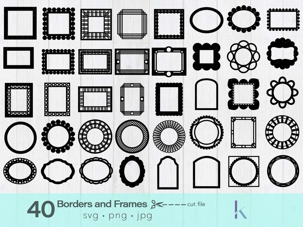 Frame SVG, rectangle frame svg, frame bundle svg, picture frame svg ...