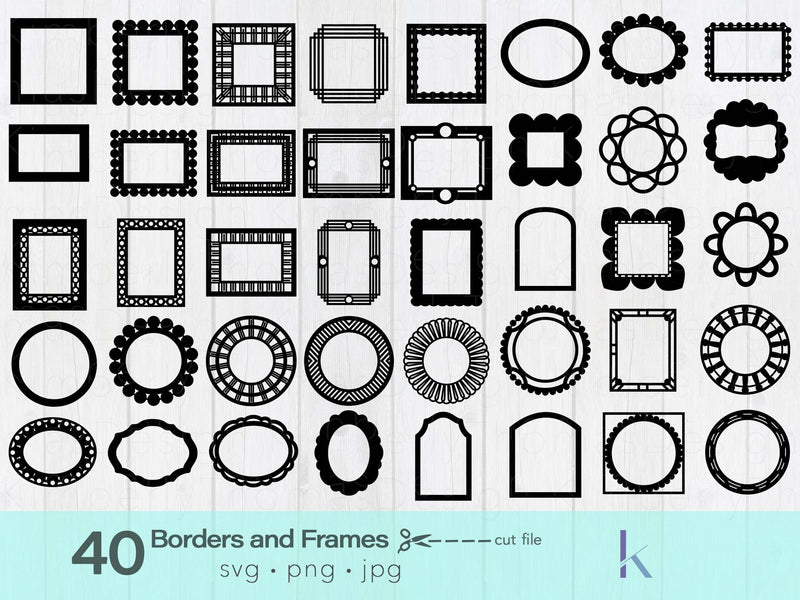 Frame SVG, rectangle frame svg, frame bundle svg, picture frame svg ...