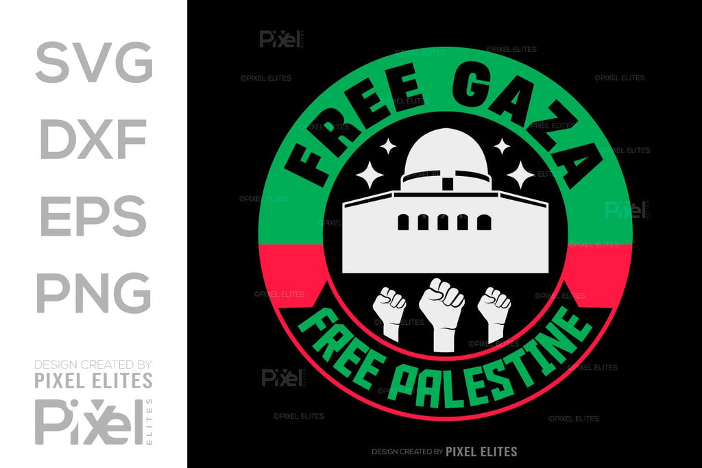 Free Gaza Free Palestine SVG Justice for Palestine Tshirt Bundle Pales ...