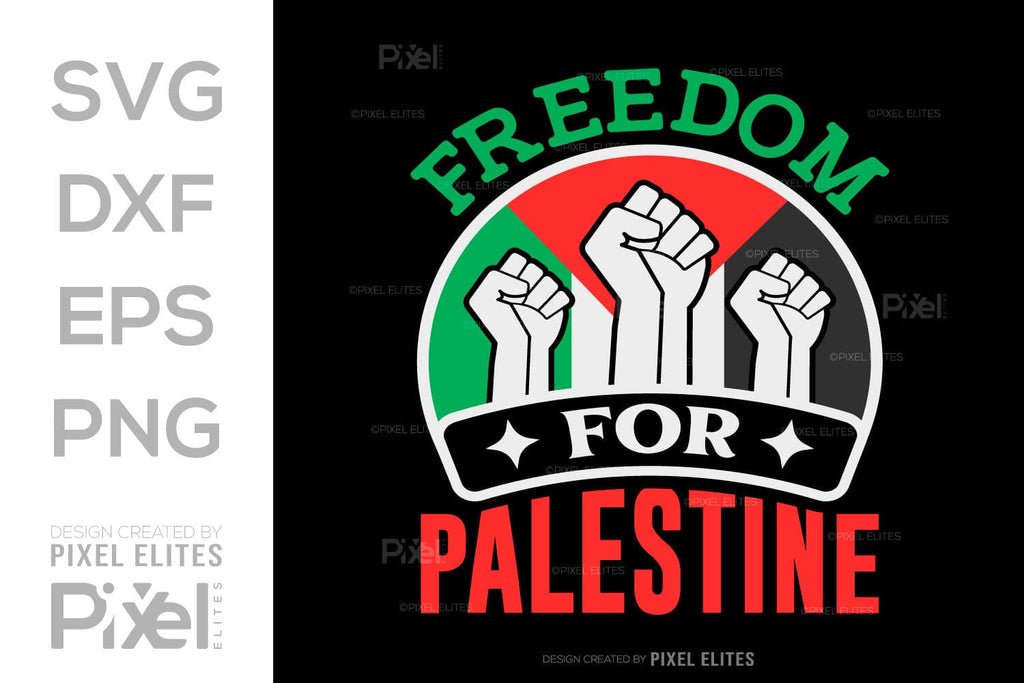 Freedom For Palestine SVG Free Palestine Tshirt Bundle Palestine Quote ...