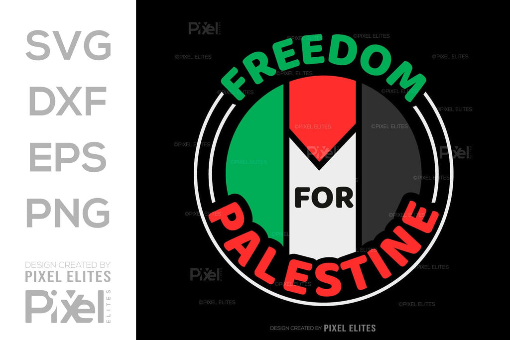 Freedom For Palestine SVG Free Palestine Tshirt Bundle Palestine Quote ...