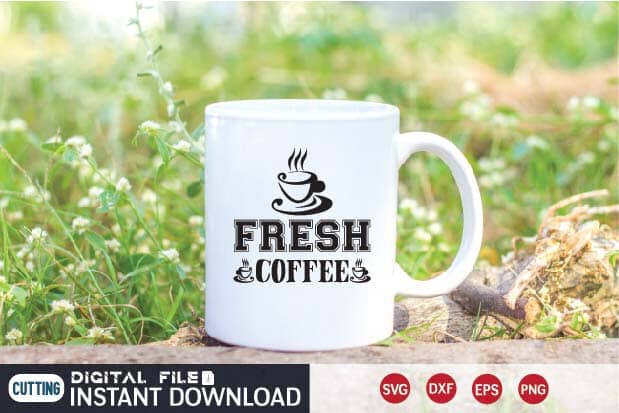 fresh coffee svg - So Fontsy