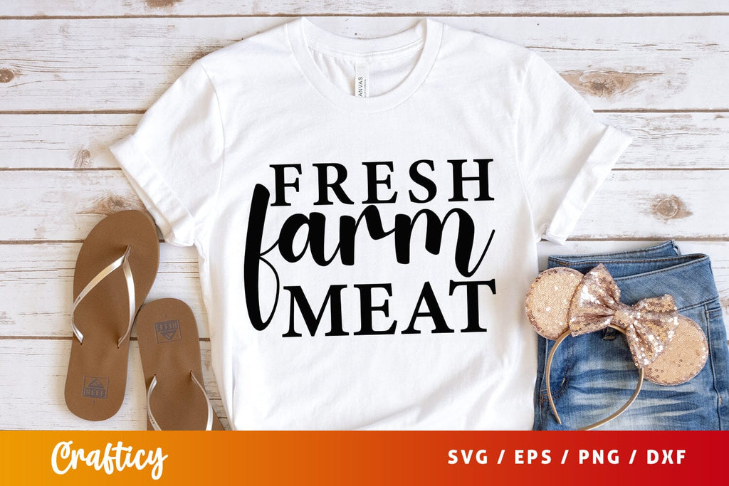 Fresh farm meat SVG Design - So Fontsy