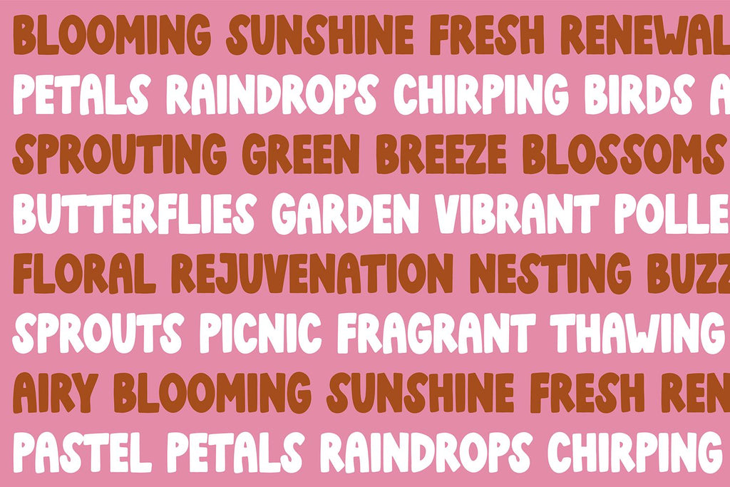 Fresh Sprout Chunky Bold Font - So Fontsy