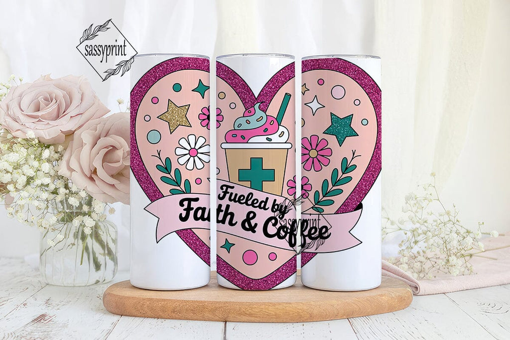 Fueled by Faith Coffee 20oz Wrap - So Fontsy