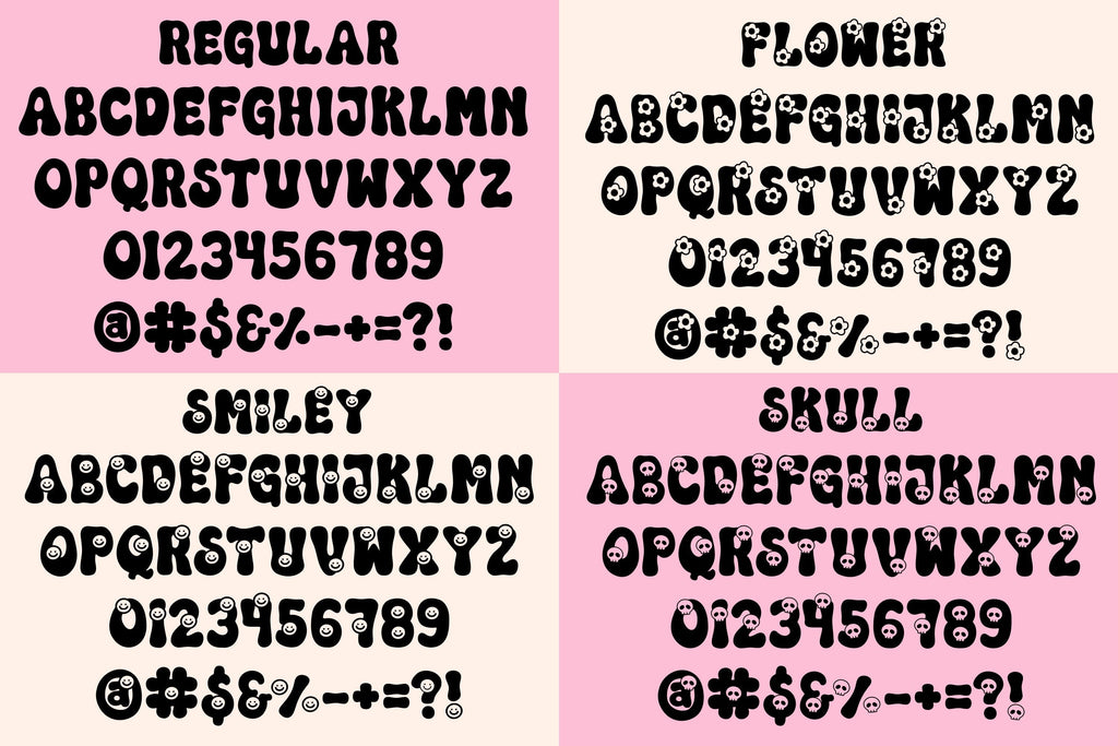 Funky Daisy - All-Caps Decorative Font - So Fontsy