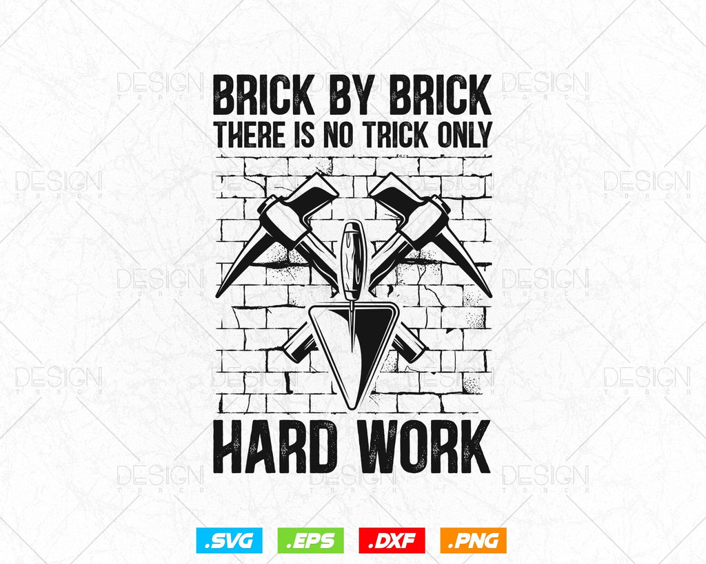 Funny Bricklayer Brick Mason Masonry Svg Png, Construction Svg, Mason ...