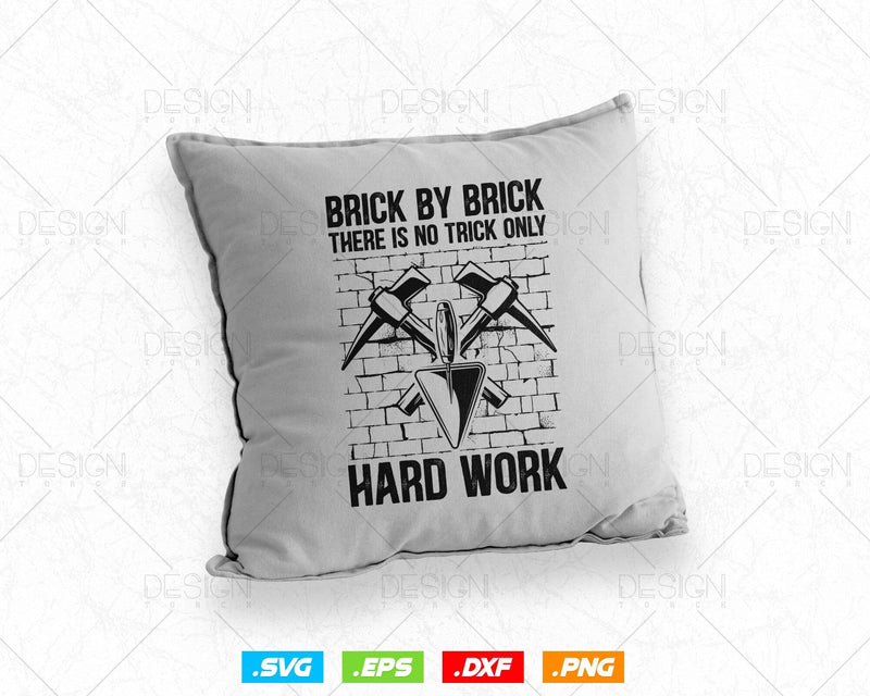 Funny Bricklayer Brick Mason Masonry Svg Png, Construction Svg, Mason ...