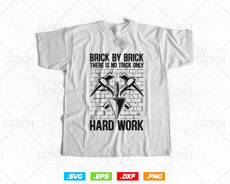 Funny Bricklayer Brick Mason Masonry Svg Png, Construction Svg, Mason ...