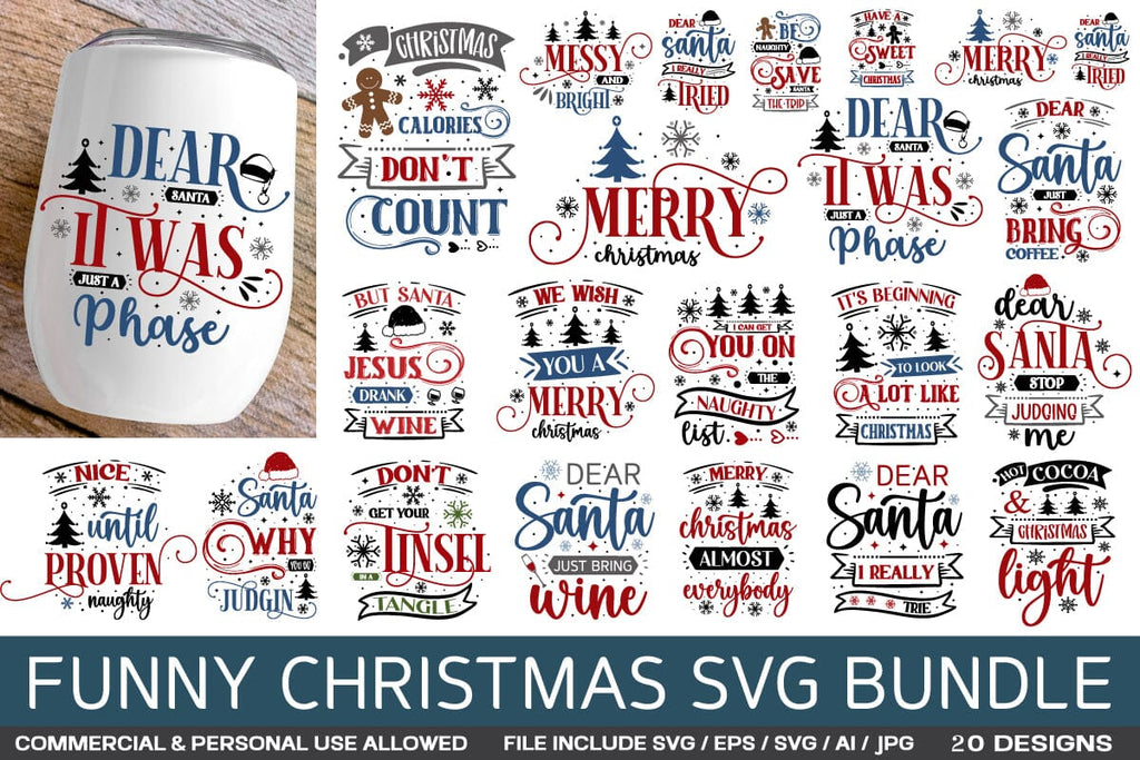funny christmas svg bundle , Christmas Round Sign Svg Bundle, 140 ...