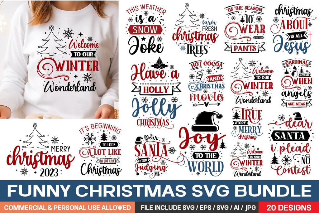 funny christmas svg bundle , Christmas Round Sign Svg Bundle, 140 ...