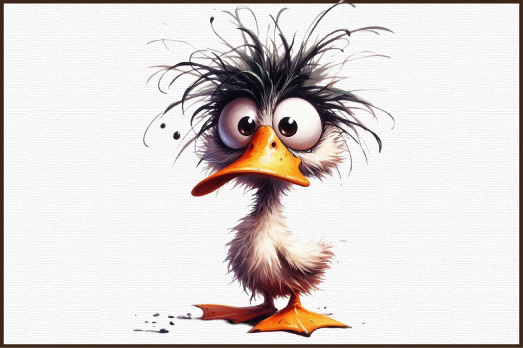 Funny Cute Duck Clipart Bird Clipart Png - So Fontsy