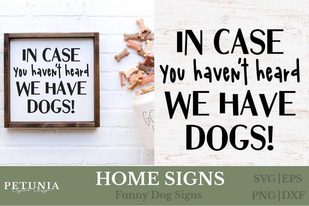 Funny Dog Home Sign SVG | Welcome Home Dog Sign SVG - So Fontsy