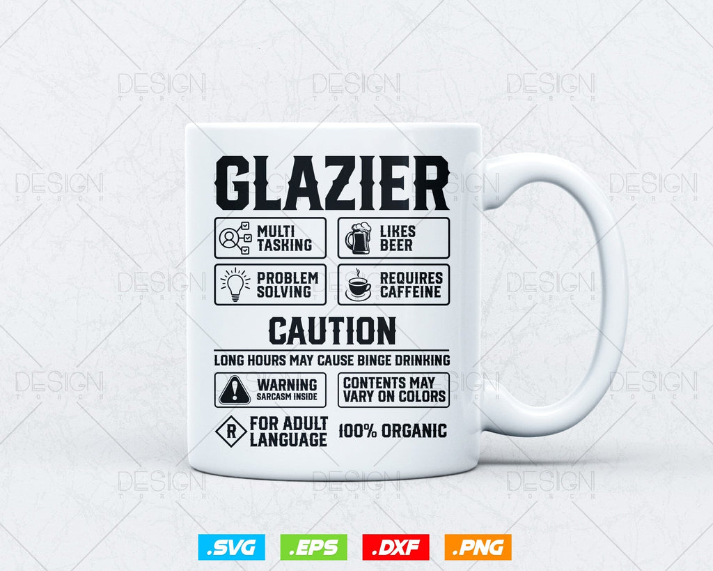 Funny Glazier Saying Window Fitter Svg Png, Glazer, Glass Worker ...