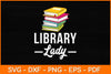 Funny Library Lady Librarian Library Assistant Svg File - So Fontsy