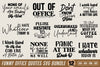 Funny Office Quotes SVG Bundle - So Fontsy