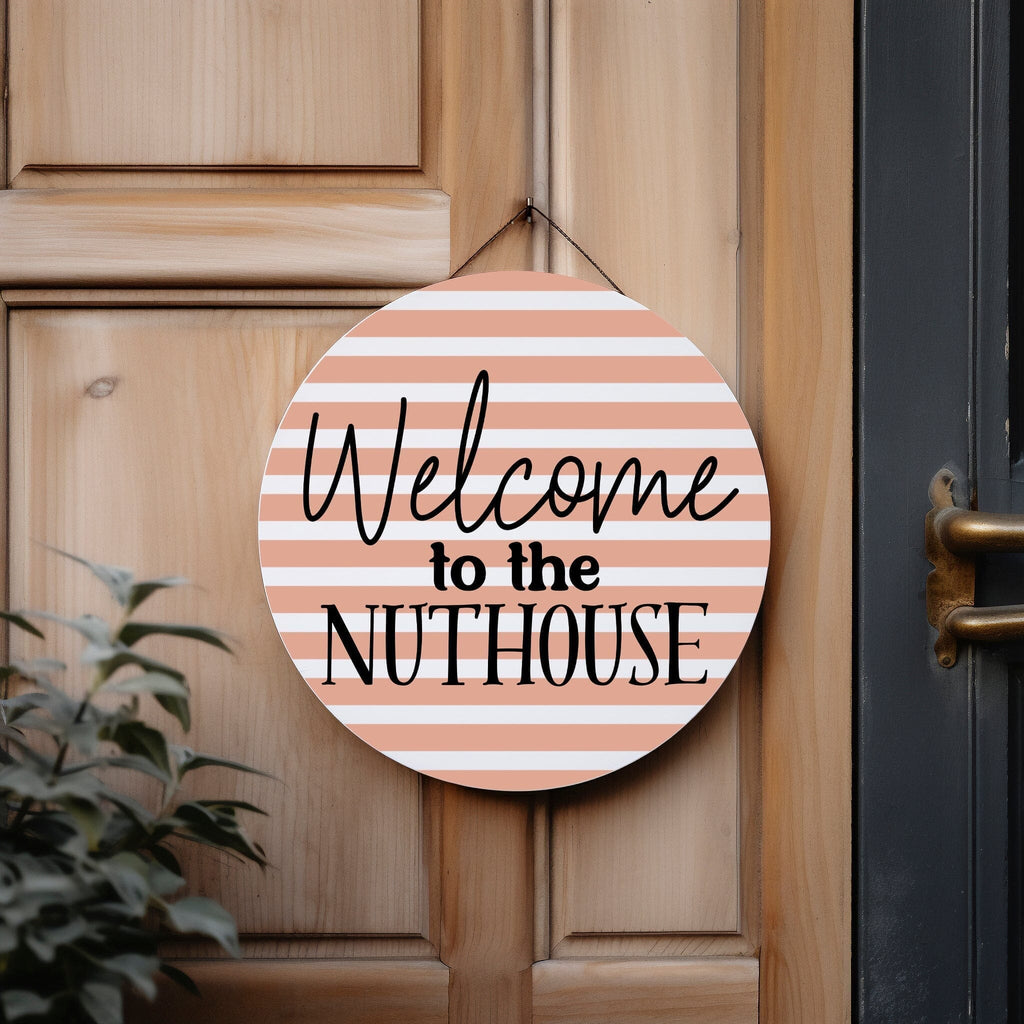 Funny Round Sign Bundle Part One SVG PNG Four Door Signs DIY - So Fontsy