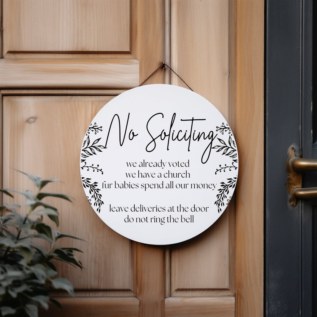 Funny Round Sign Bundle Part One SVG PNG Four Door Signs DIY - So Fontsy