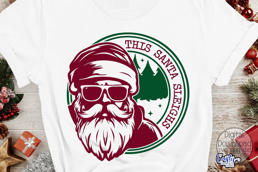 Funny Santa Svg Bundle | Funny Christmas Svg - So Fontsy