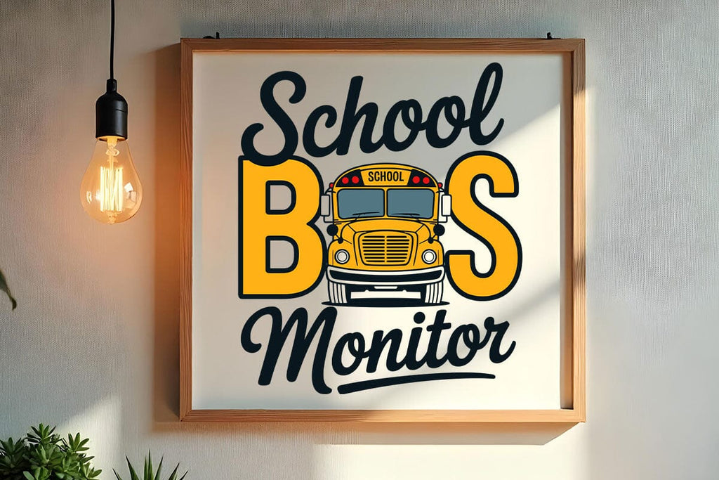 Funny School Bus Driver Svg Png, School Bus Monitor Svg - So Fontsy