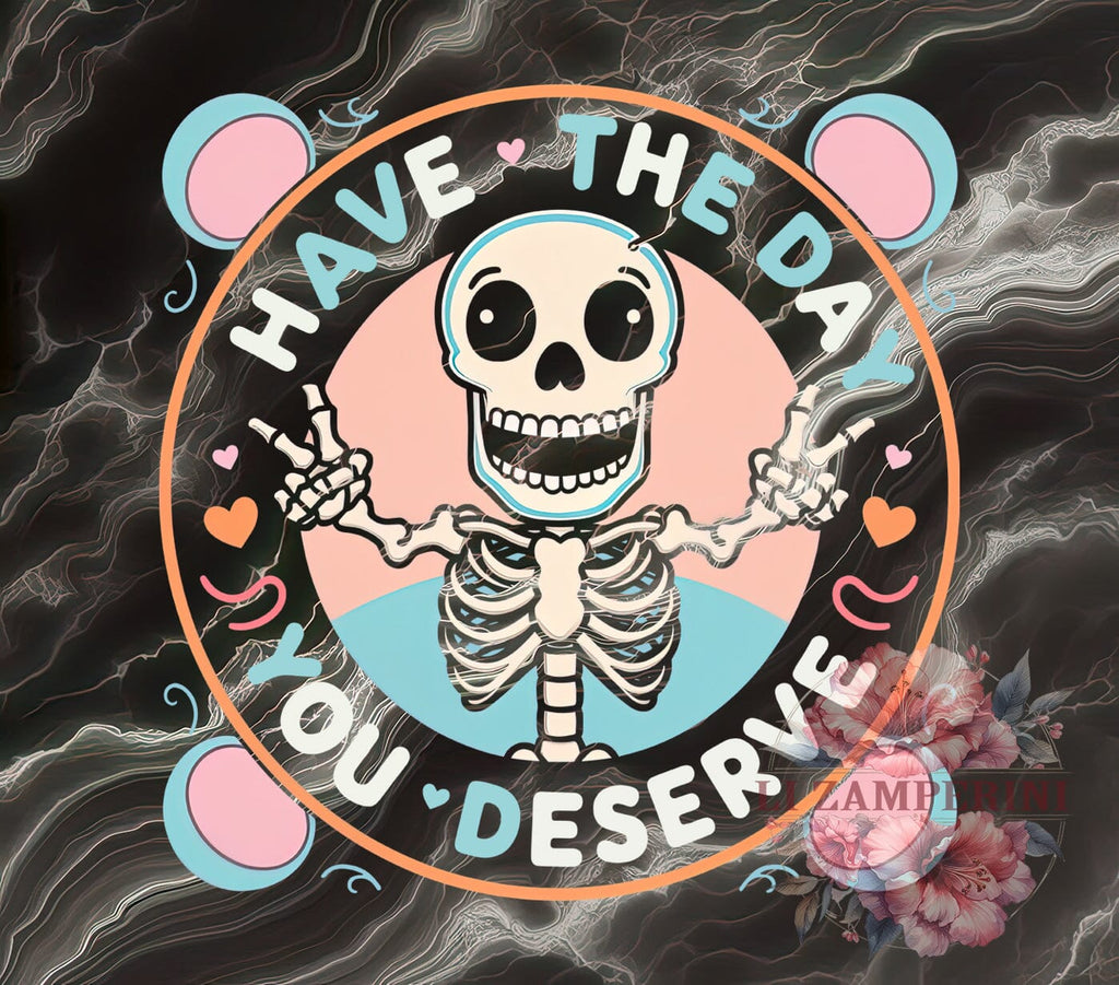 Funny Skeleton, Skeleton Clipart, Inspirational Quote, Digital Download ...