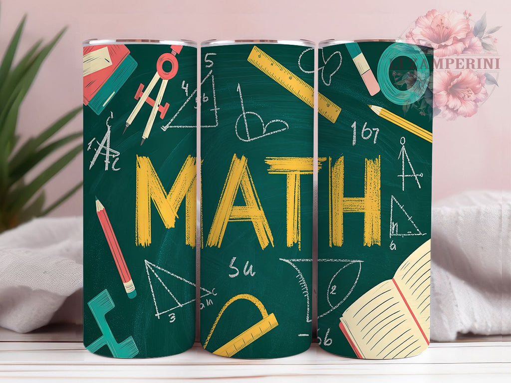 Funny STEM Math Teacher Tumbler Wrap, Math Teacher PNG, 20Oz ...