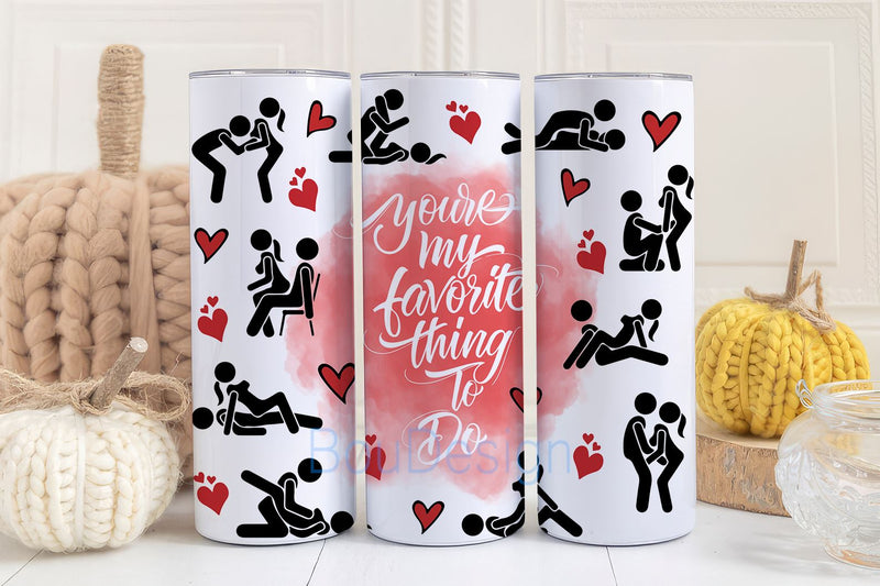 Funny Valentine 20oz Skinny Tumbler Wrap, Sublimation Design, Digital Download PNG, Dirty ...