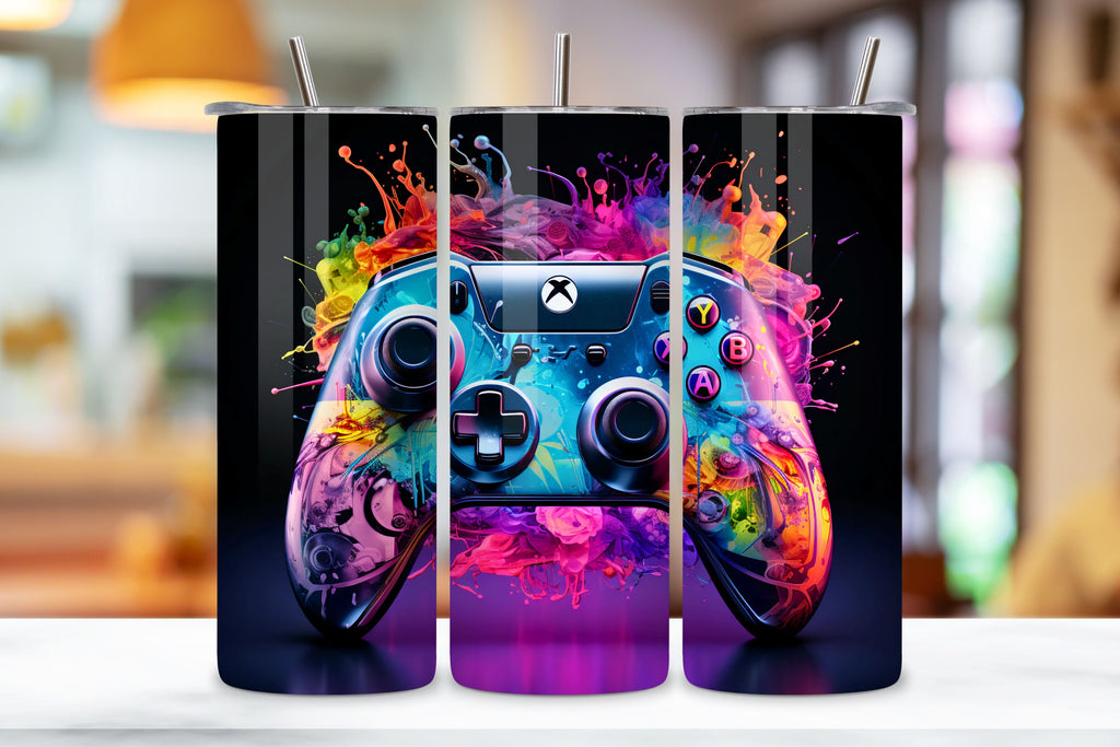 Gamer Tumbler Wrap, 3D Game Controller Tumbler Wrap, Gamer Tumbler Wrap ...