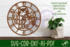 Gamer wall clock laser cut files, SVG file. vector - So Fontsy