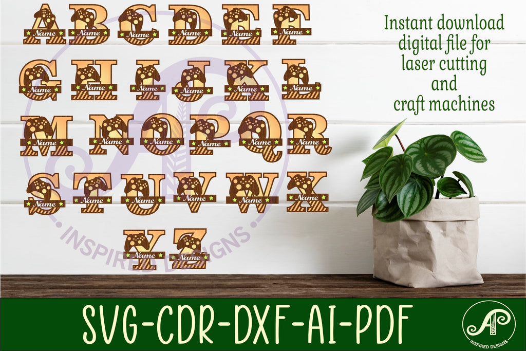 Gamer X monogram letter bundle Name signs SVG - So Fontsy