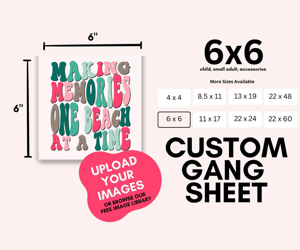 Gang Sheet Builder: 6x6 - So Fontsy