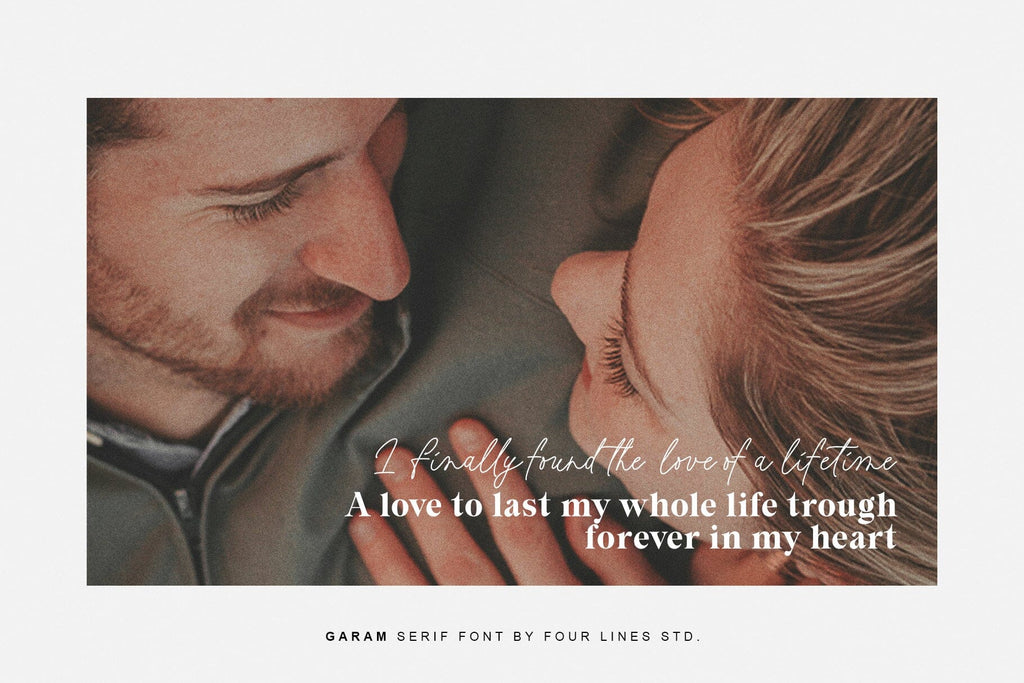 Garam – Bold Serif Font - So Fontsy