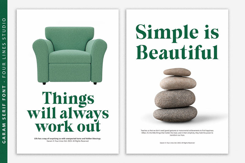 Garam – Bold Serif Font - So Fontsy