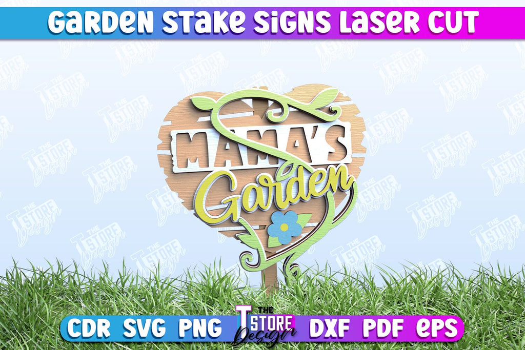 Garden Stake Sign Bundle | Plant Stakes | Plant Marker | Lawn Stake ...
