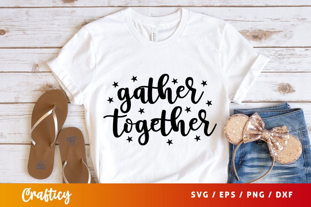 Gather together SVG Design - So Fontsy