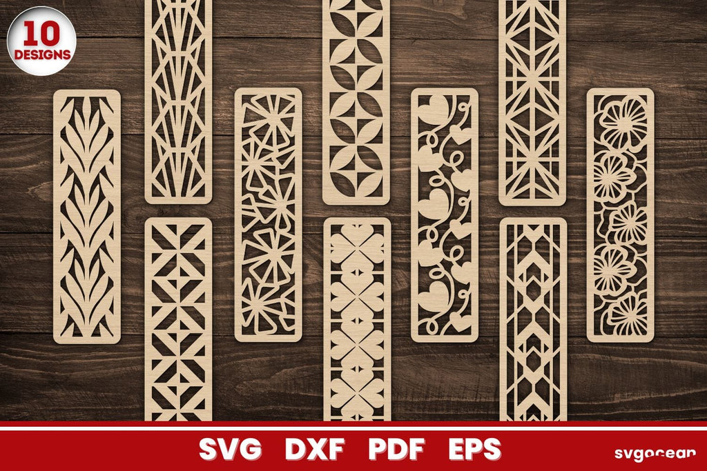 Geometric Bookmarks SVG Bundle - So Fontsy