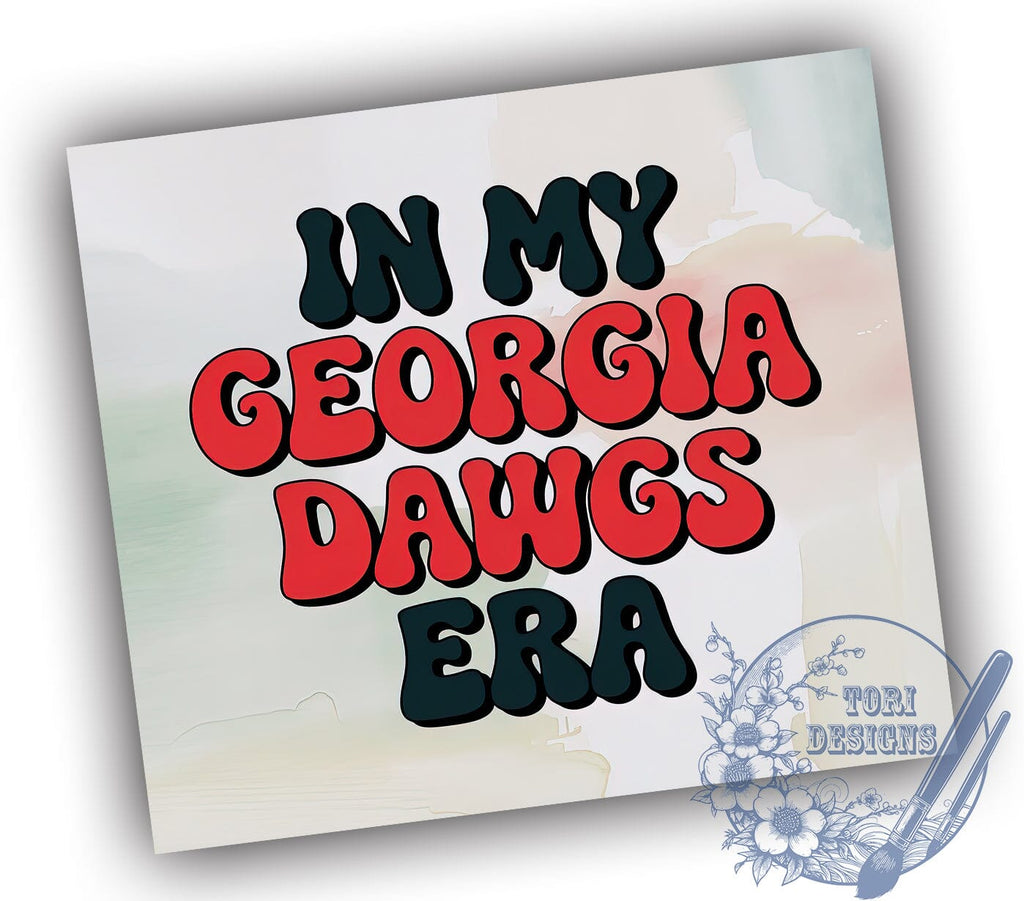 Georgia Dawgs, Tumbler Design, Sublimation PNG, UGA Bulldogs, 20oz ...