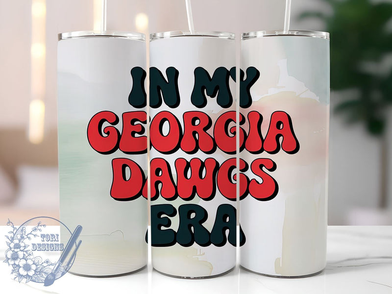 Georgia Dawgs, Tumbler Design, Sublimation PNG, UGA Bulldogs, 20oz ...