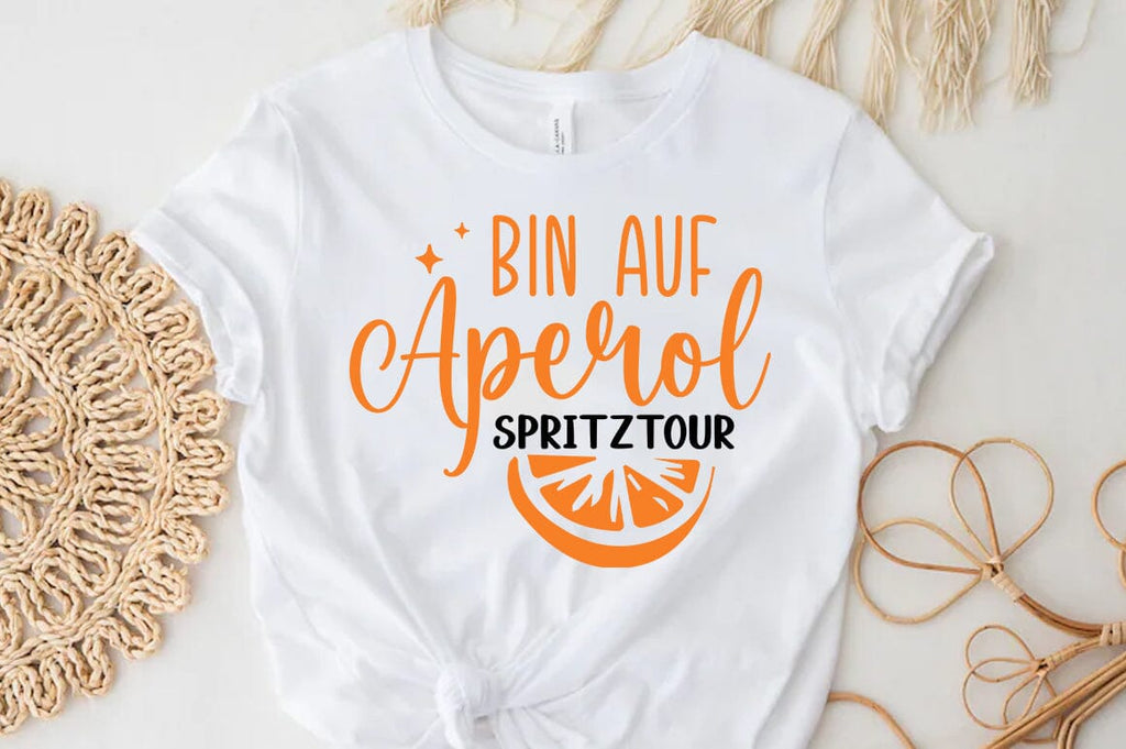German Quote Plotter File Aperol SVG PNG, Bin auf Aperol spritztour ...