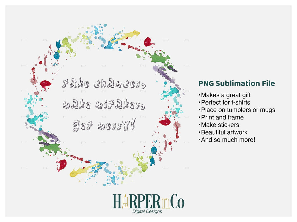 Get Messy SVG PNG Cut EPS File - So Fontsy
