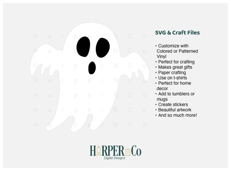 Ghost 1 SVG PNG Cut EPS File - So Fontsy
