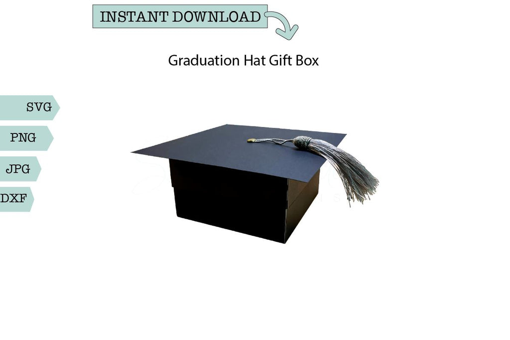 Gift Box- Graduation Hat - So Fontsy