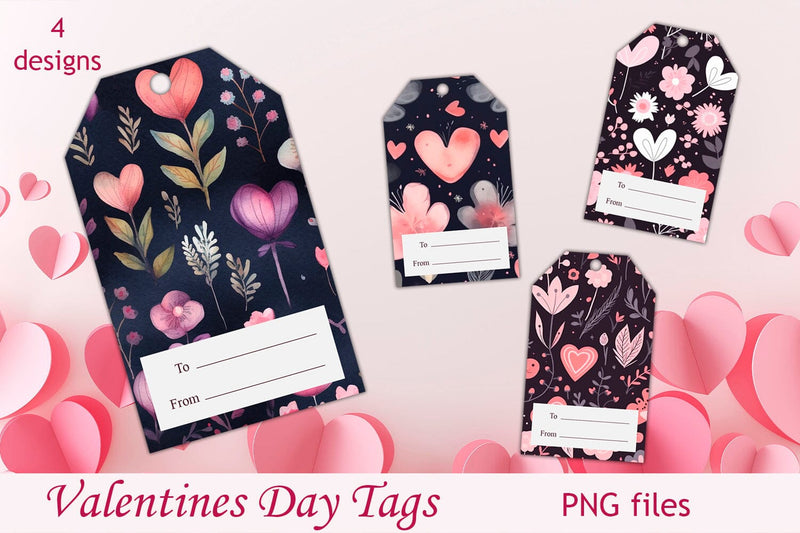 Gift labels Valentine, Valentines day gift tags printable, Printable ...