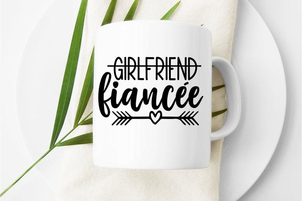 Girlfriend fiancee SVG Design - So Fontsy