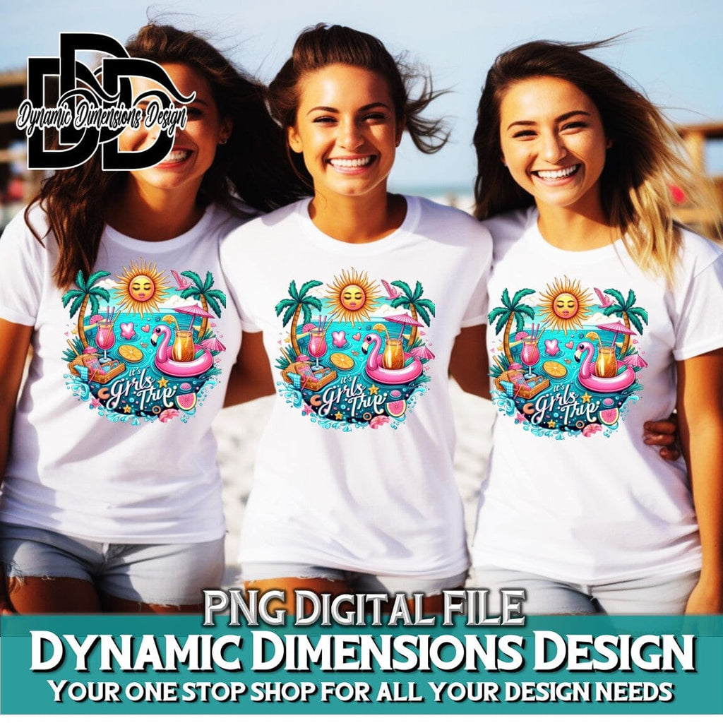 Girl's Trip PNG - So Fontsy