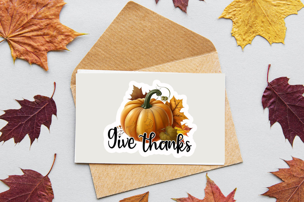 Give thanks Sticker Design - So Fontsy