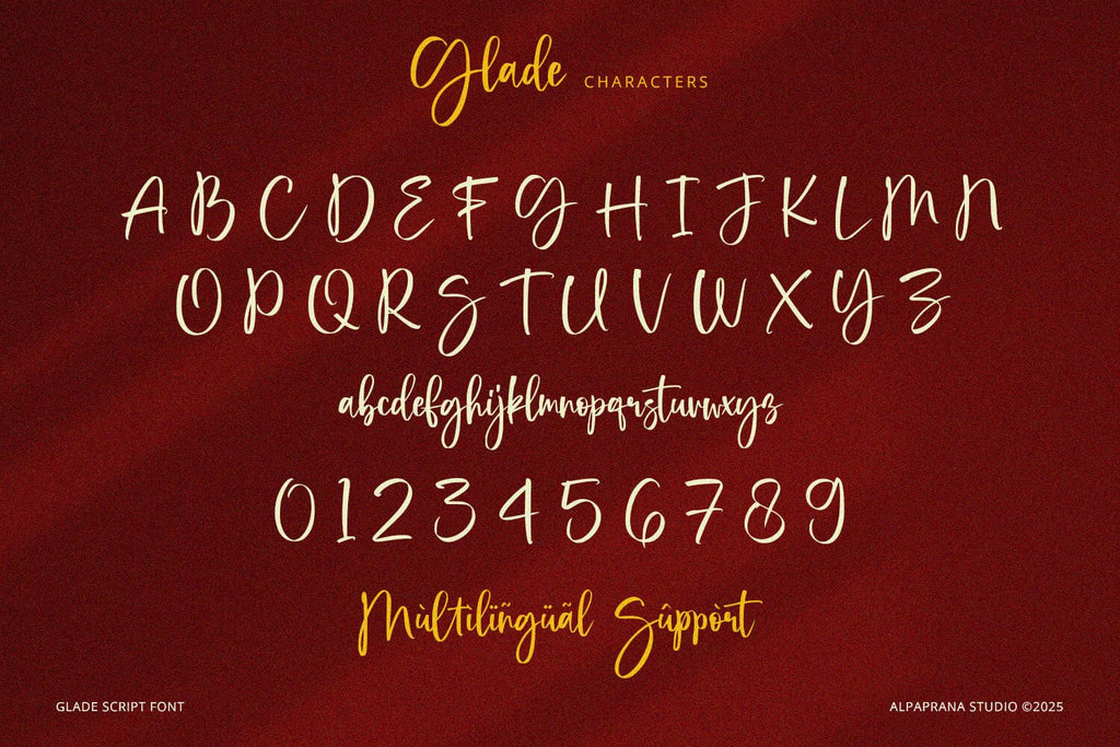Glade - Handwritten Font - So Fontsy