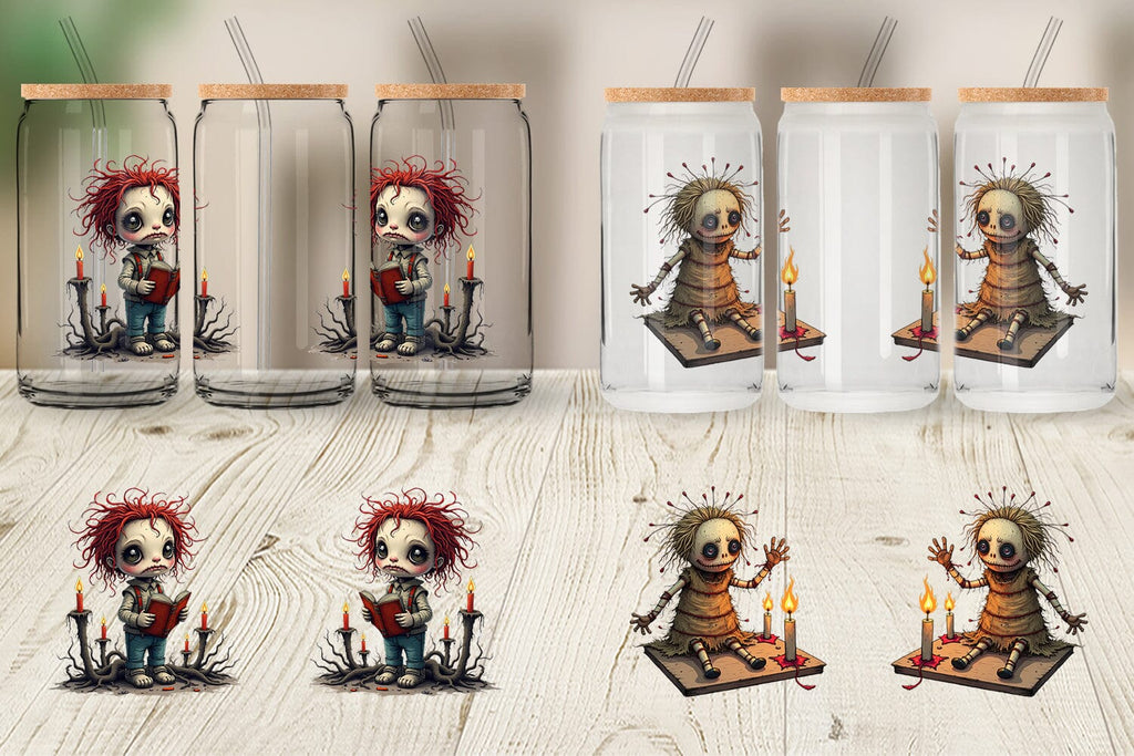Glass Can Grumpy Voodoo Doll - So Fontsy