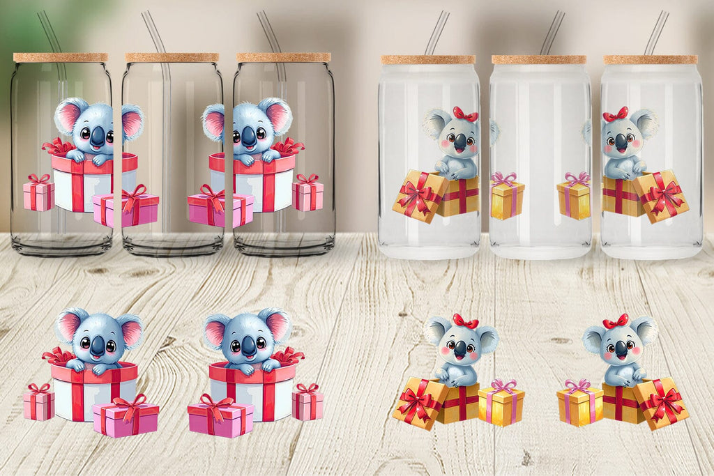Glass Can Koala Gift - So Fontsy